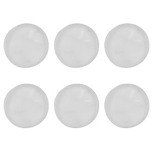 Cionyce 6 Pack Self-Adhesive Door Stopper Clear Wall Bumper Round Door Knob Protector 40mm Stick Bumper