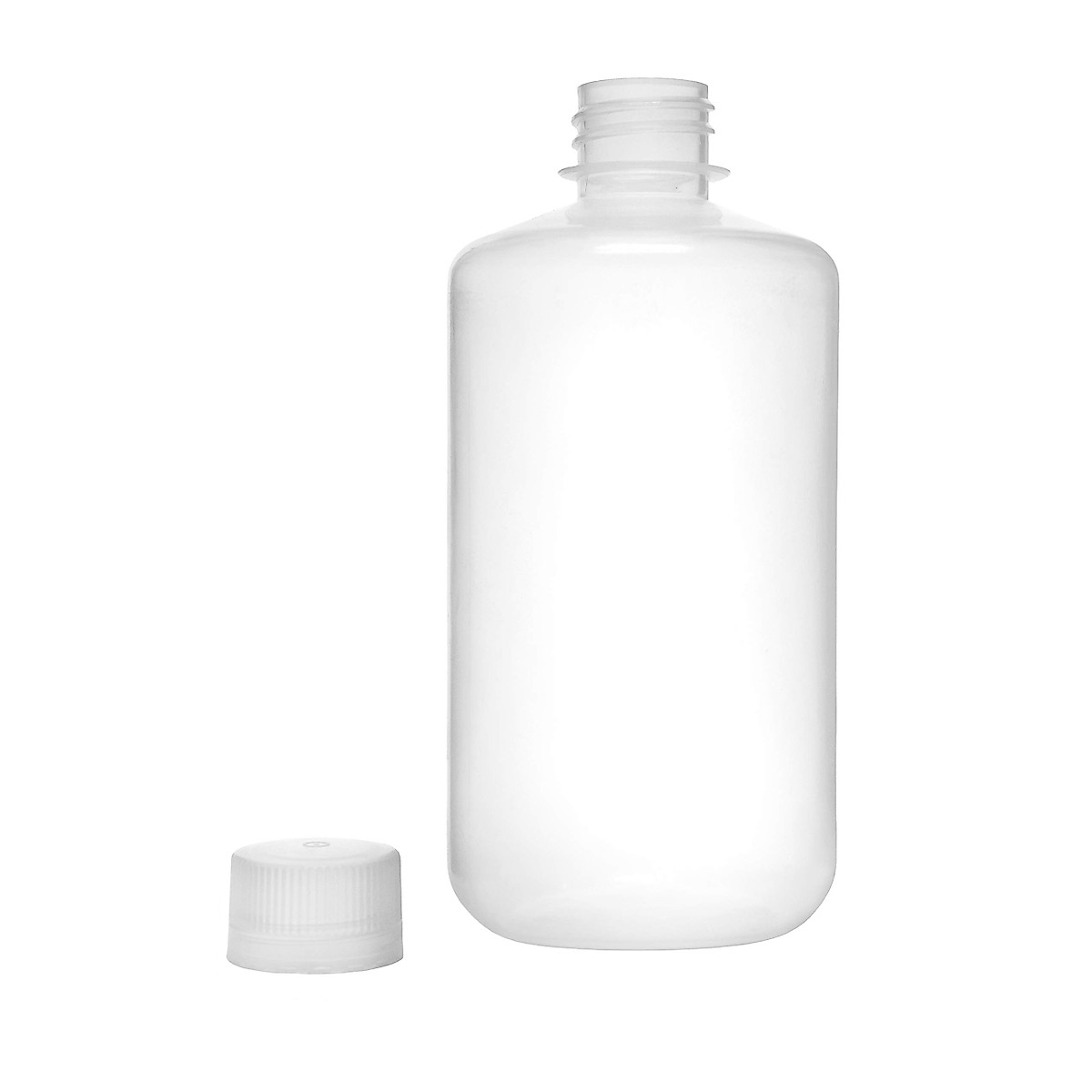EISCO Reagent Bottle, 250ml - Narrow Mouth with Screw Cap - Polypropylene - Translucent Labs