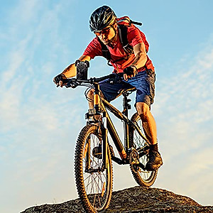 SEVEN SPARTA Bike Phone Mount Holder Motorcycle Phone Mount for Handlebar Accessories Compatible with iPhone 13 13 Pro Max 11, Galaxy and Other 4.7-6.8 Inches Cellphones (Black)