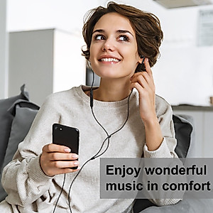 Coolden Wired Earbuds for iPhone 14/13/12/11 Earphones, in-Ear Headphones with Microphone Volume Control HiFi Stereo Headsets Compatible with iPhone 14 Pro/13Pro/12/11/XR/XS/X/7/7Plus/8/8Plus，Black