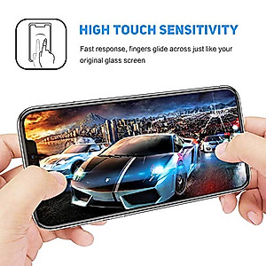 Phone Case for Blackview A80 Plus (6.49"), with [3 x Tempered Glass Protective Film], KJYF Clear Soft TPU Shell Ultra-Thin [Anti-Scratch] [Anti-Yellow] Case for Blackview A80 Plus - Clear