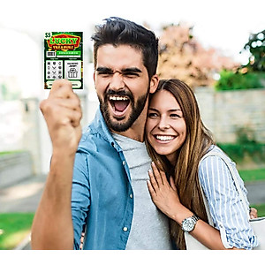 6 Pack - Pregnancy Announcement Lottery Scratch-Off Tickets | 4x6 Authentic Looking | Great for Baby Announcements | Perfect for Pregnancy Announcement for Grandparents, Future Dad, or Friends!