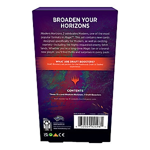 Magic: The Gathering Modern Horizons 2 Draft Multipack | 3 Draft Boosters (45 Cards)