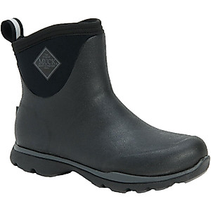 Muck Boot mens Arctic Excursion Ankle Snow Boot, Black, 8-8.5 US