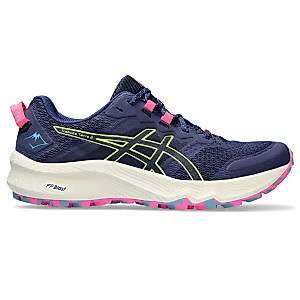 ASICS Women's Trabuco Terra 2 Shoes, 9, DEEP Ocean/Lime Green