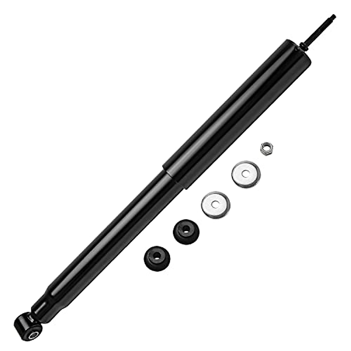 Detroit Axle - 2WD Rear Shock Absorbers for 1997-2003 Ford F-150, 1998 1999 2000 2001 2002 Replacement 2 Rear Shocks Pair Set [Except 7700LB GVW]