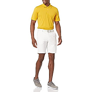 Amazon Essentials Men's Regular-Fit Quick-Dry Golf Polo Shirt (Available in Big & Tall), Golden Yellow, XX-Large