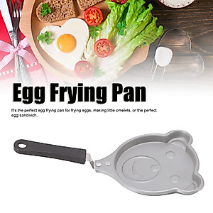 TOPINCN Mini Egg Pan, Nonstick Egg Frying Pan Omelet Pan Innovative Korean Breakfast Pot DIY Mini Breakfast Pan Small Egg Pancake (Bear)