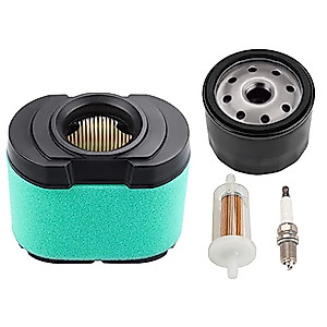 Dalom D155 MIU11515 792105 Air Filter w Oil Filter for John Deere Lawn Mower Tractor D150 D155 D160 D170 E160 E170 E180 L118 L120 LA140 LA150 LA155 LA165 LA175 X130R Z225 Z245 Z425 Z435 Z525E Z625