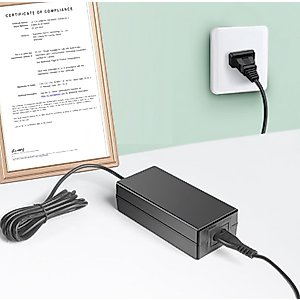 UpBright 12V AC/DC Adapter Compatible with Arcade1up Game Machines Arcade 1up Fits All Riser Cocktail Tables & CounterCade Counter Cade Ms Pac-Man Pacman Table Machine 12VDC 3A Power Supply Charger