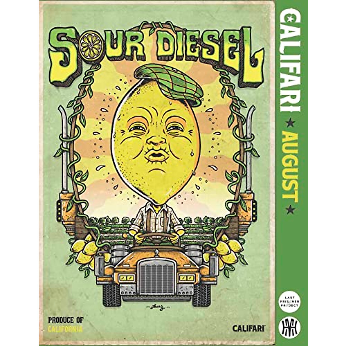 Califari Strain Art Print 2023 Calendar - Wall Art for Dorm, Store, Dispensary, or Smoke Shop - Home Office and Stoner Room Decor