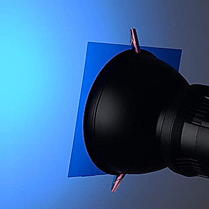 Pangda 9 Pack Gel Filter Colored Correction Gel Light Filter Transparent Color Film Plastic Sheets, 11.7 by 8.3 Inches (Blue)