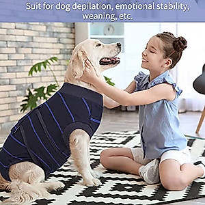Kuoser Recovery Suit for Dogs, Female Male Dog Onesie for Spay Neuter, Anti Licking Dog Surgery Recovery Suit Soft Dog Bodysuit for Small Medium Large Dogs, Substitute E-Collar & Cone