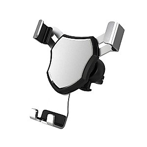 AUCELI Car Phone Holder Mount, Air Vent Hands Free Clip Cradle Universal for Cellphone, Gravity Auto Lock and Thick Case Friendly, Compatible with iPhone 14 13 Pro Max S20 All Smartphones (Silver)