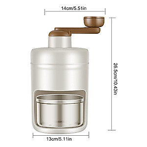 Snow Cone Machine Slushie Machine Ice Crusher Shaver，Shaved Ice Machine With Ice Cube Trays and Popsicles Molds，Snowcone, Cocktail, Margaritas Maker For Home