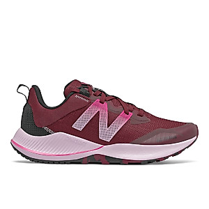 New Balance Women's Dynasoft Nitrel V4 Trail Running Shoe, Garnet/Black, 9