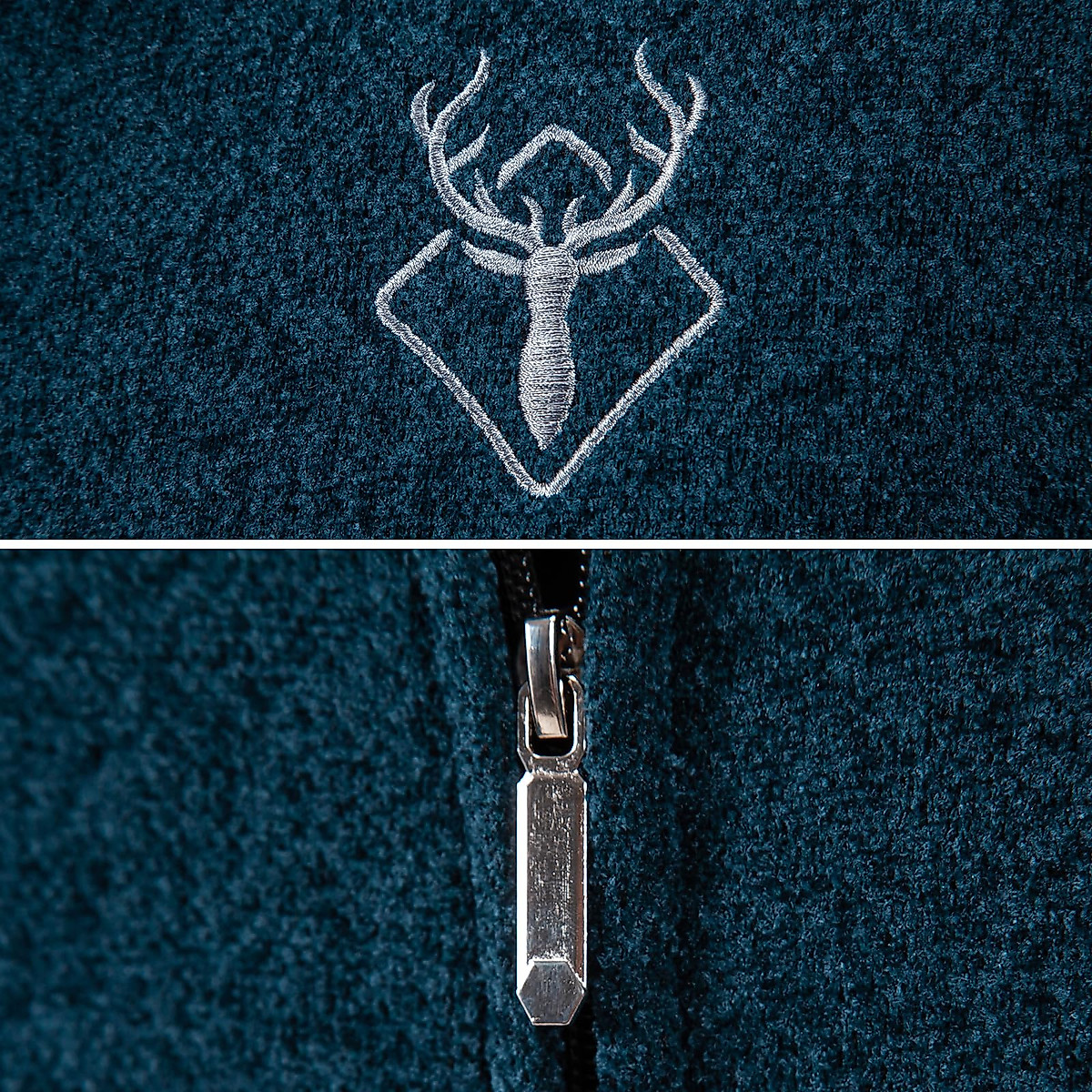 Mylldey Mens Casual Full Zip Cardigan Sweaters Cable Knit Jacket Sweater Men, US Size(Navy-XXL)