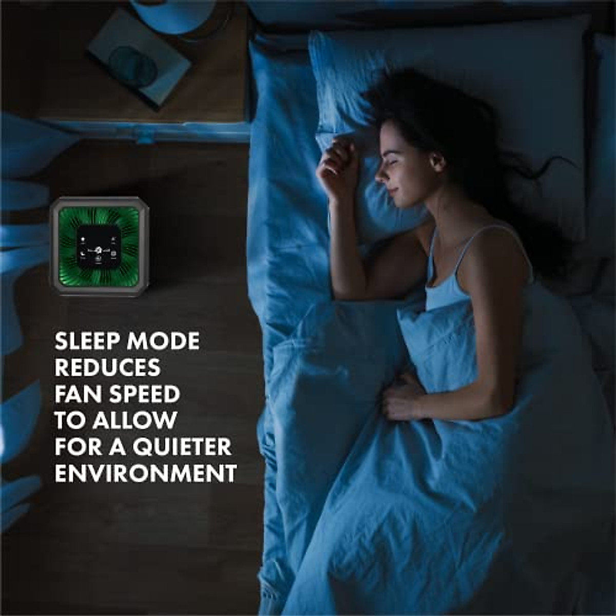 Safe-Mate Air Purifiers Covers 210 SQFT [19.5M2] [True H13 HEPA Filter] [3 in 1 Filtration] Air Purifier with Touchscreen Control & Sleep Mode - Remove 99.97% Allergens, Odors, Smoke, Dust - Black