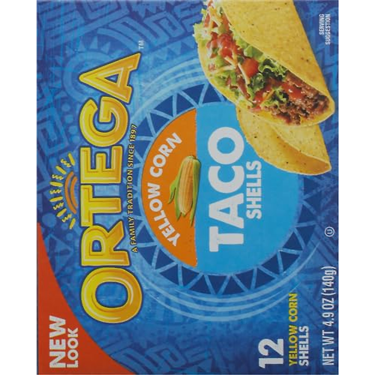 Ortega Yellow Corn Taco Shells, 4.9 Ounce, 12 Shells
