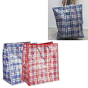 Large Tote Storage Bag Reusable Shopping Groceries Laundry Organizing Zipper Bag