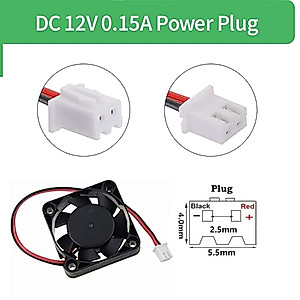 40mm x 40mm x 10mm 4010 12V 0.15A DC Brushless Ball Bearing Cooling Fan 2pin AB4010M12 UL TUV