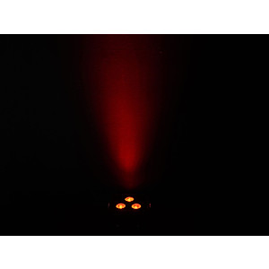 (2) Rockville MINI RF3 RGBWA+UV DMX DJ/Party LED Wash Lights+4-Ch. RF Par Remote