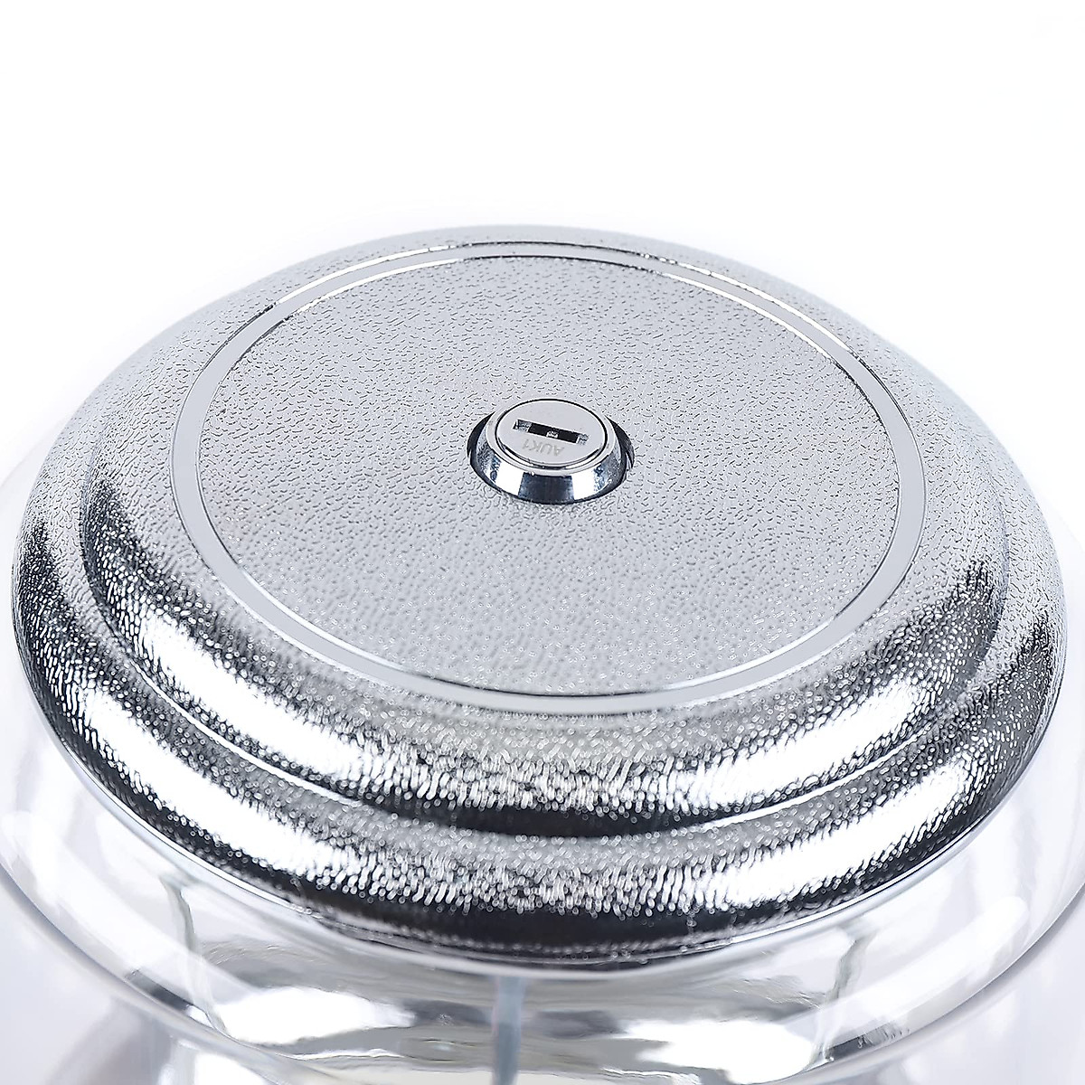 Candy Machine Automatic Gumball Machine Commercial Toy Vending Machine Bubble Gum Machine Home Vending Machine Coin Gumball Machine for Kids Accommodated 32mm Balls (Yellow)