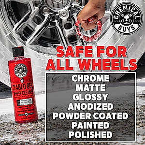 Chemical Guys CLD_997_16 Diablo Gel Oxygen Infused Foam Wheel And Rim Cleaner, Concentrated (Safe on All Wheel & Rim Finishes), for Cars, Trucks, SUVs, Motorcycles, RVs & More 16 fl oz
