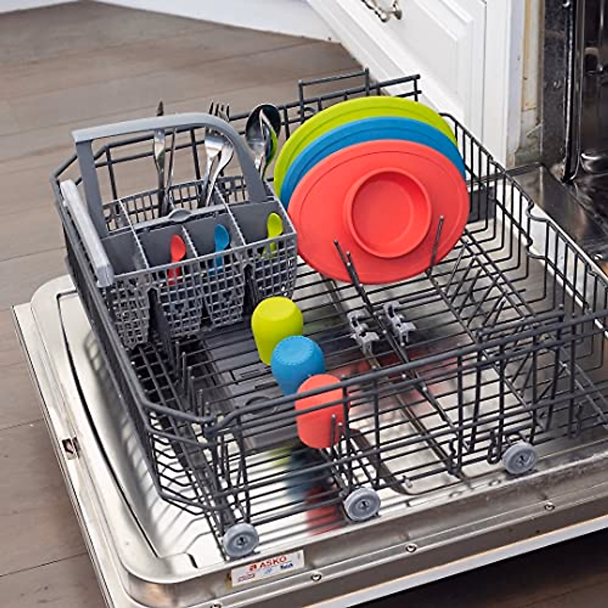 ez pz Tiny Cup 3-Pack (Blue, Coral & Lime) - 100% Silicone Training Cup for Infants - Designed by a Pediatric Feeding Specialist - 4 months+ - Baby-led Weaning Gear & Baby Gift