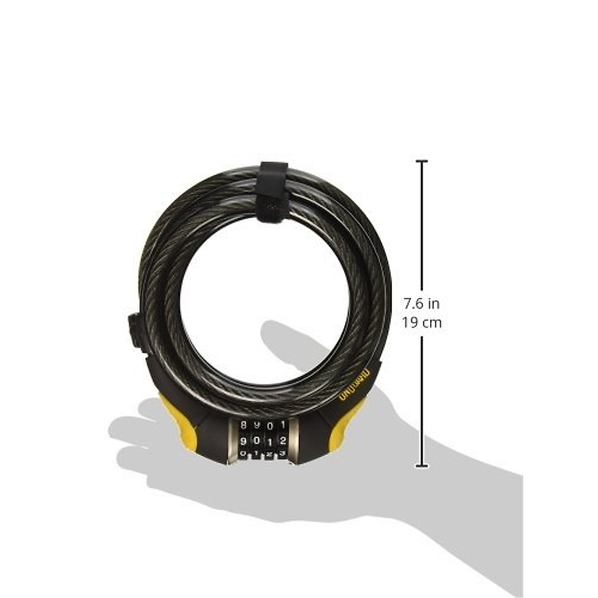 Onguard Doberman Combo Cable Locks - Coil Cable Combo Lock 12mmx6'
