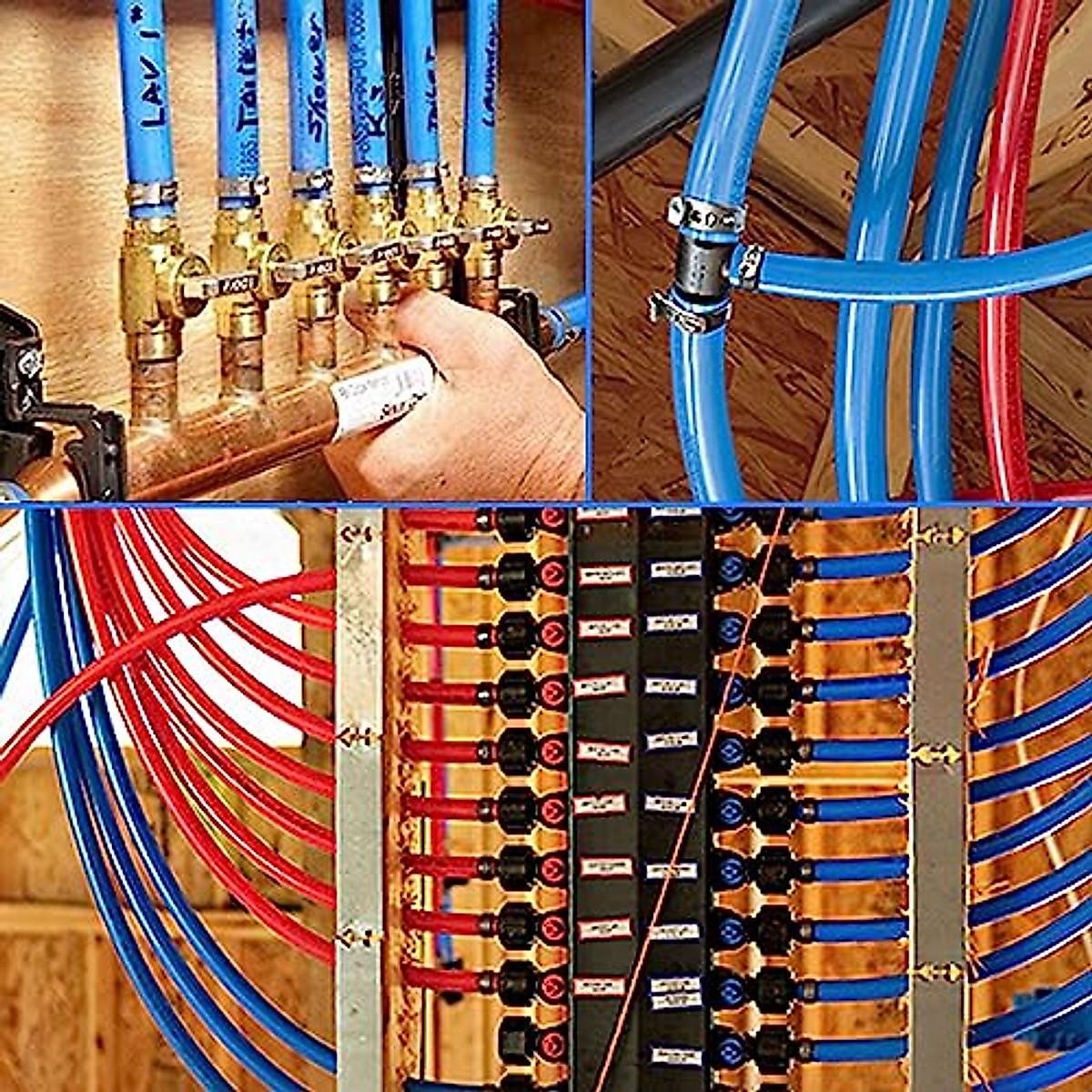 JWGJW PEX CINCH TOOL PEX CINCH CLAMP FASTENING TOOL FROM 3/8"TO1",PEX CINCH CRIMPING TOOL CRIMPER (001)