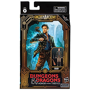 Dungeons & Dragons Honor Among Thieves Golden Archive Edgin Collectible Figure 6-Inch Scale D&D Action Figures