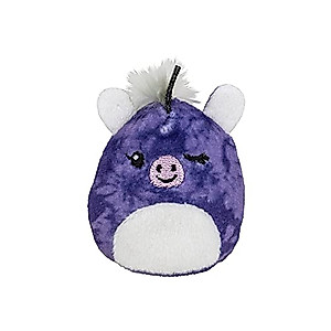 Squishville Mini-Squishmallows Besties Multipack - 14 Rainbow 2-Inch Plush Toys: Red Panda, Tabby Cat, Octopus & More