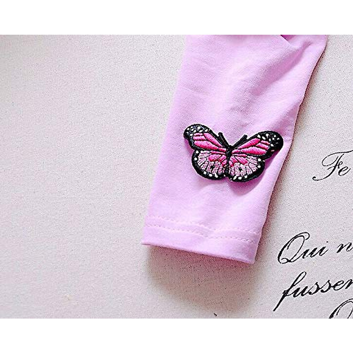 Spring Autumn Infant Little Baby Girls Clothing Set 2 Pieces Set Long Sleeve T Shirt and Skirt Pants for Children Kids Gilrs Toddler Baby (6-12m, Purple)