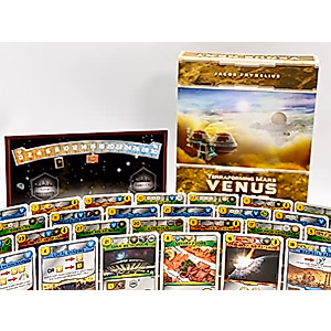 Terraforming Mars: Venus Next Expansion – Explore and Colonize Venus with New Cards, and Strategic Challenges Board Game – Ages 12+ – Stronghold Games
