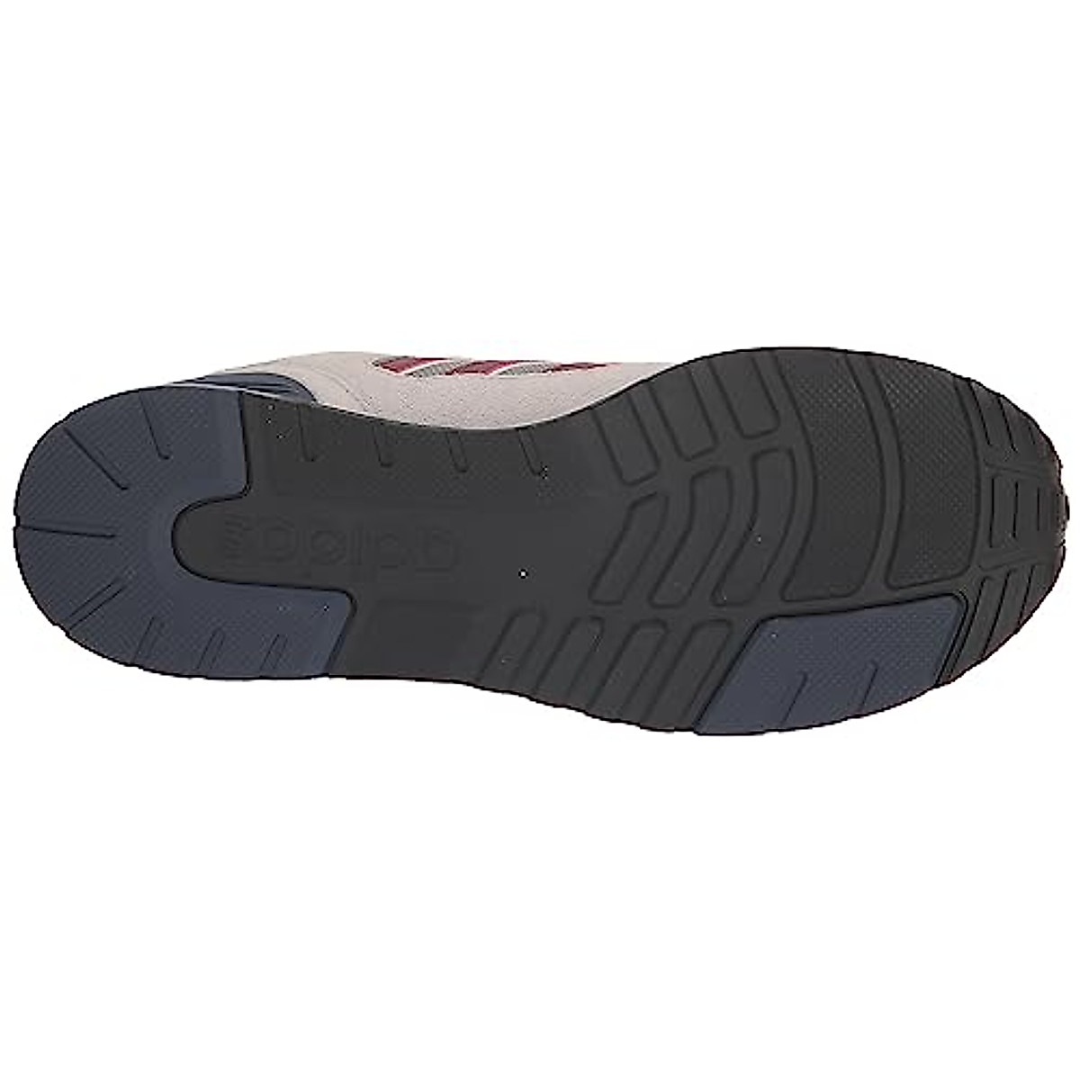 adidas Men's Run 80s Sneaker, Grey/Shadow Red/Shadow Navy, 11