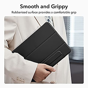 ESR for iPad Pro 12.9 Case (2022/2021/2020, 6th/5th/4th Generation), iPad Air 13 Inch Case 2024 M2, Convenient Magnetic Attachment, 2-Way Stand, Rebound Magnetic Case, Black