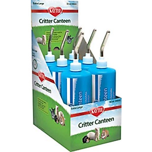 Kaytee Critter Canteen Water Bottle Display, 32-Ounce (Pack of 6)