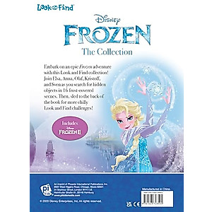 Disney Frozen Elsa, Anna, Olaf, and More! - Look and Find Collection - Includes Scenes from Frozen 2 and Frozen - PI Kids