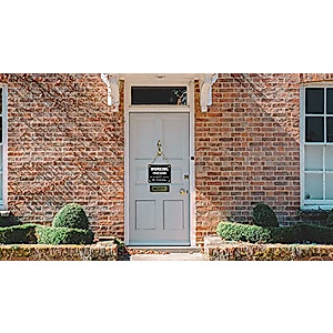 Working from Home Sign - 10 x 8 ALU Dibond Do Not Disturb Door Sign - No Soliciting Signs for Home - Home Office Door Sign - Door Signs for Home