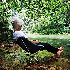 Sunyear Camping Chair Lightweight Portable Folding Backpacking Chairs, Small Compact Collapsible Backpack Camp Chair for Outdoor, Hiking, Picnic
