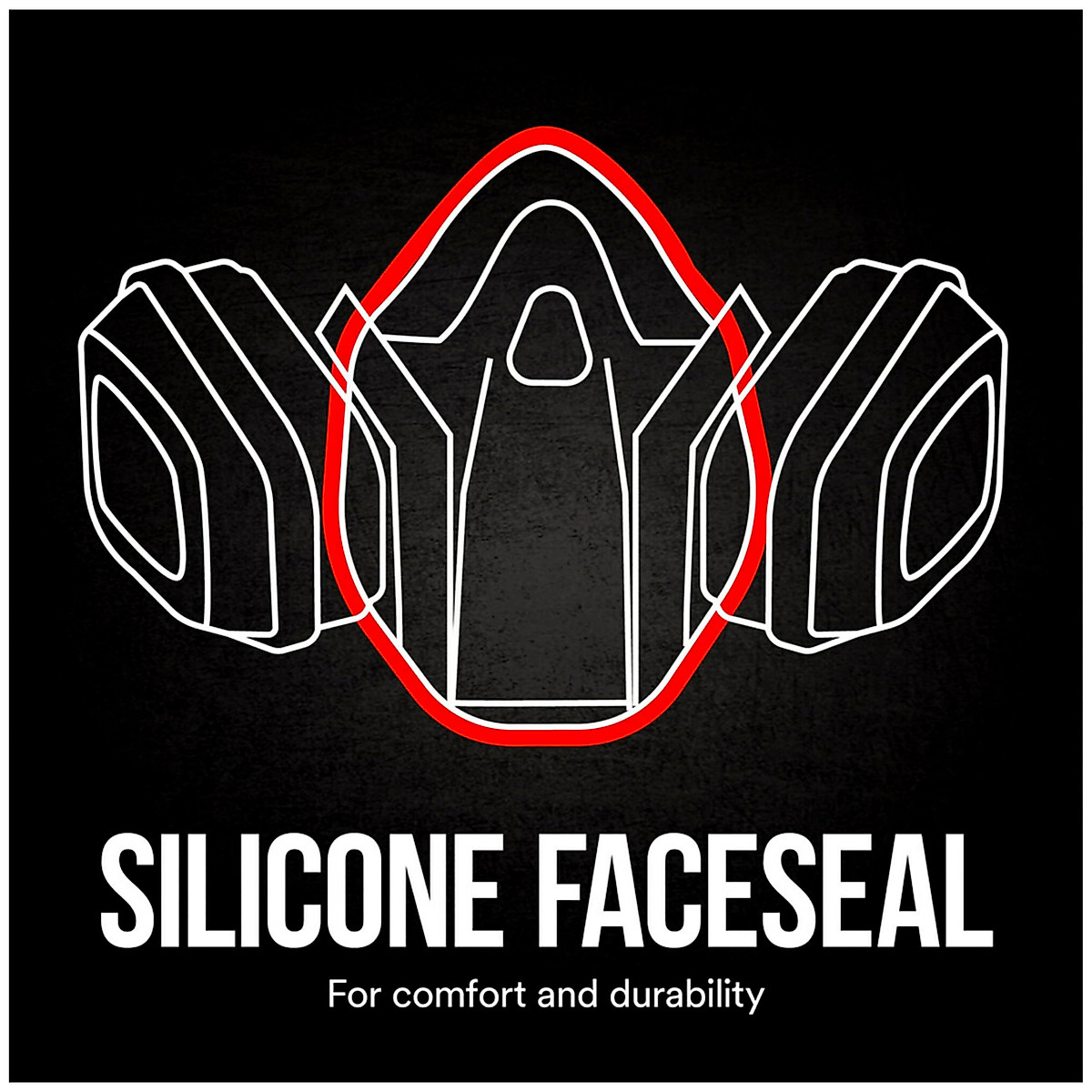 3M Professional Paint Respirator, Medium, N95, 7512PA1-A