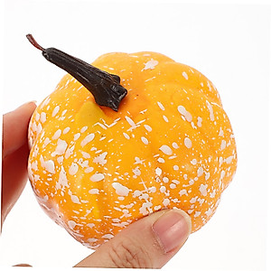 Alasum 1 Set fall decor party supplies halloween decorations pinesol Pumpkin And Maple Leaf Kit Artificial Fall Acorns Maple Leaf Photo Props Artificial Maple Leaves Foam Ornament autumn