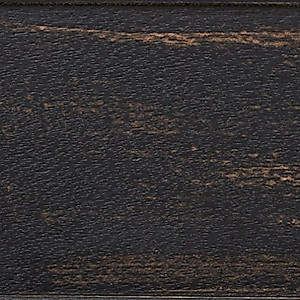 Signature Design by Ashley Gavelston Rustic Sofa Table with 4 Drawers and Lower Shelf, Weathered Black