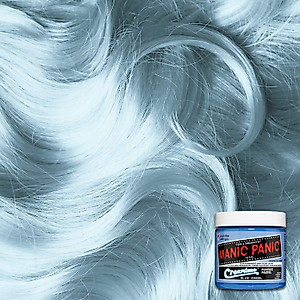 MANIC PANIC Blue Angel Hair Dye – Creamtone Perfect Pastel - Semi-Permanent Hair Color - Light, Sky Pastel Blue Hair Dye - Vegan, PPD & Ammonia-Free - For Coloring Hair on Women & Men