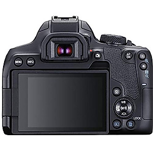 Canon EOS Rebel T8i DSLR Camera w/Canon EF-S 18-55mm F/4-5.6 is STM Zoom Lens + Case + 128GB Memory (28pc Bundle)