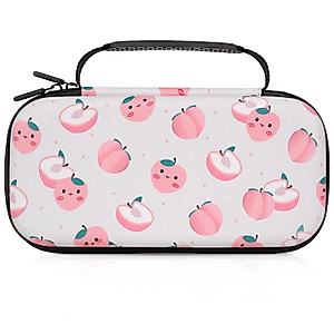 Nintendo Switch Case Cute,Carry Case for Nintendo Switch OLED Model 2021/Switch 2017,Protective Case with 20 Game Card Slots for Switch Console Joy-Con & Accessories,for Girls/Boys Gift
