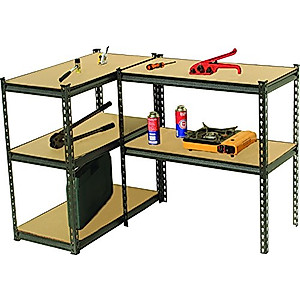 King’s Rack 5-Tier Steel Storage Rack Boltless Shelving Tier Height Adjustable 42" W x 16" D x 72" H