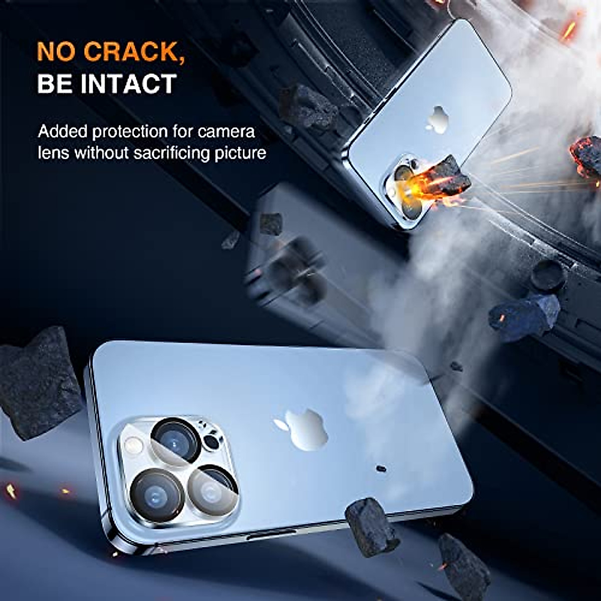 LK 2 Pack iPhone 14 Pro Max Screen Protector [Auto Dust-Elimination] with 2 Pack Camera Lens Protector, 9H Hardness, Easy Installation, Ultra-Thin Anti-Scratch for iPhone 14 Pro Max