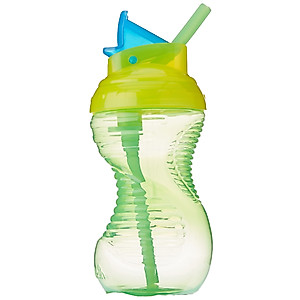 Munchkin Mighty Grip Flip Straw Cup, 10 Ounce, Colors May Vary (Discontinued by Manufacturer)